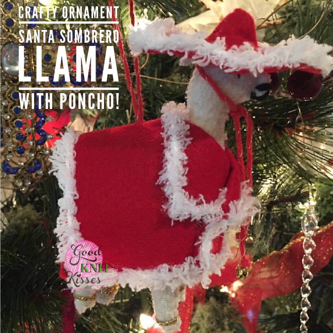 FA LA LA LLAMA ORNAMENT! Christmas Mad in Crafts