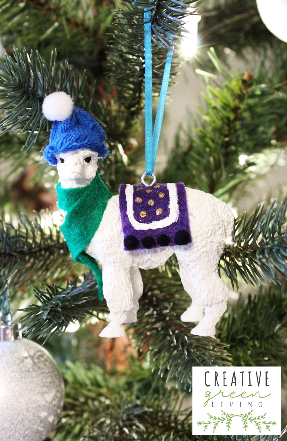 FA LA LA LLAMA ORNAMENT! Christmas Mad in Crafts