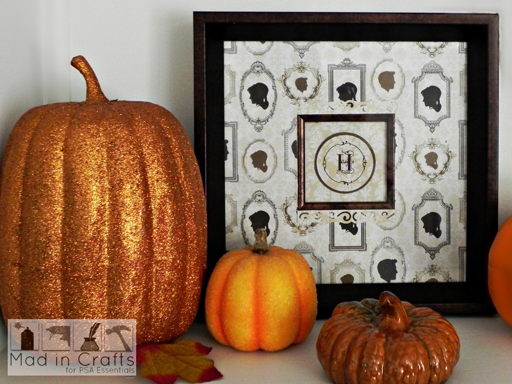 Family Initial Art -- a simple paper craft Mad in Crafts