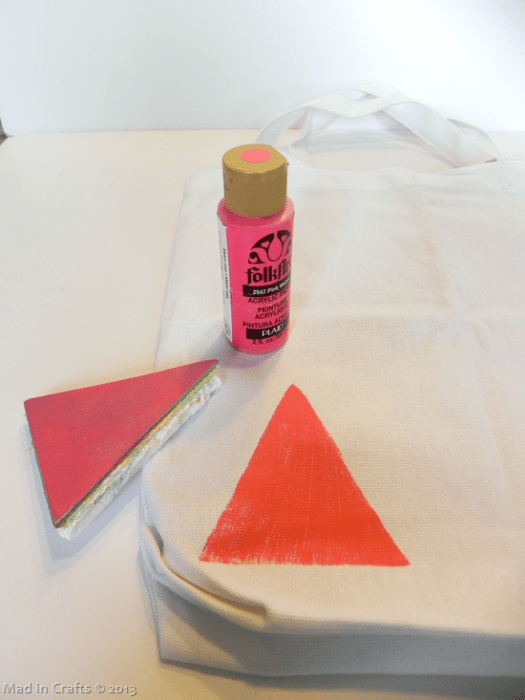 Totes Adorbs: Easy Block Print Tote Bag Mad in Crafts