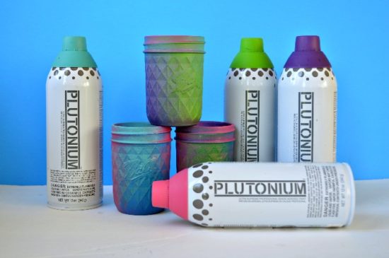 SPRAY PAINTED UNICORN MASON JARS Mad in Crafts