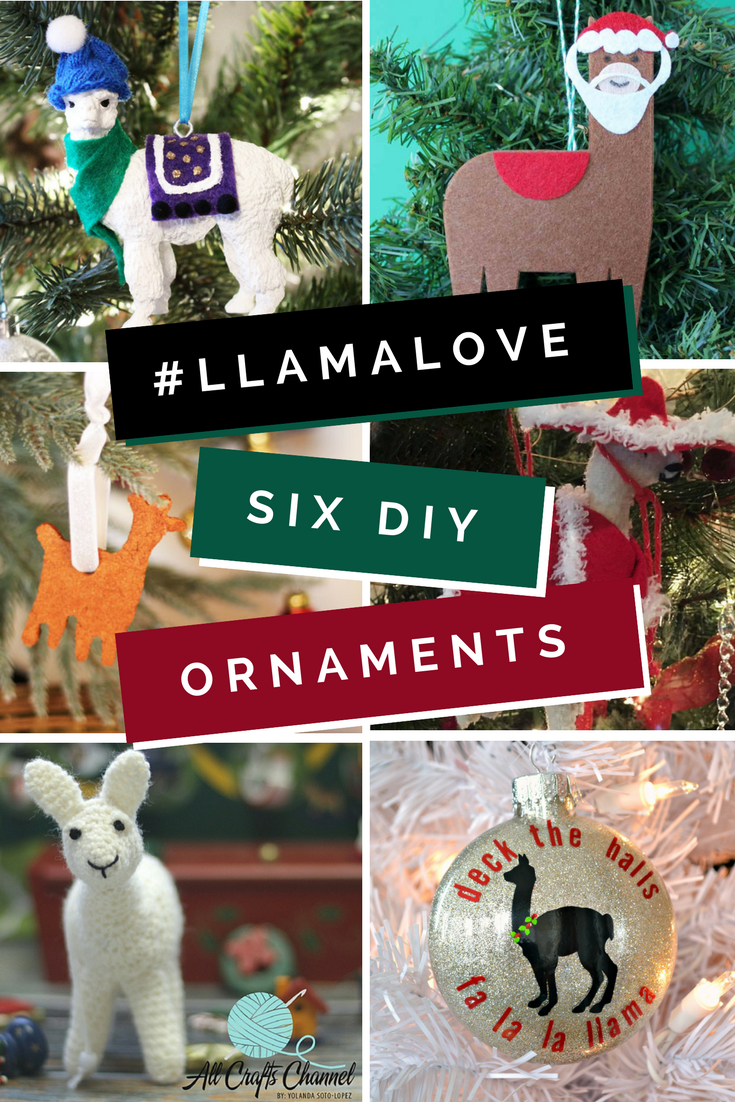 FA LA LA LLAMA ORNAMENT! Christmas Mad in Crafts