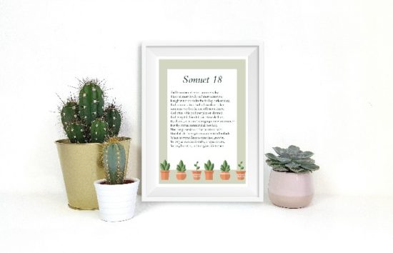 SHAKESPEARE LOVE SONNET PRINTABLES FOR VALENTINE'S DAY Valentine's Day ...