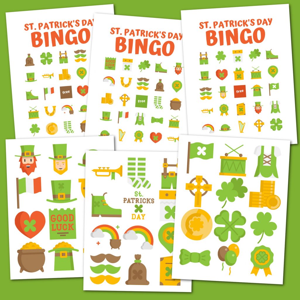PRINTABLE ST. PATRICK'S DAY BINGO GAME Crafts Mad in Crafts