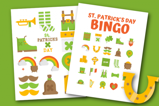PRINTABLE ST. PATRICK'S DAY BINGO GAME Crafts Mad in Crafts