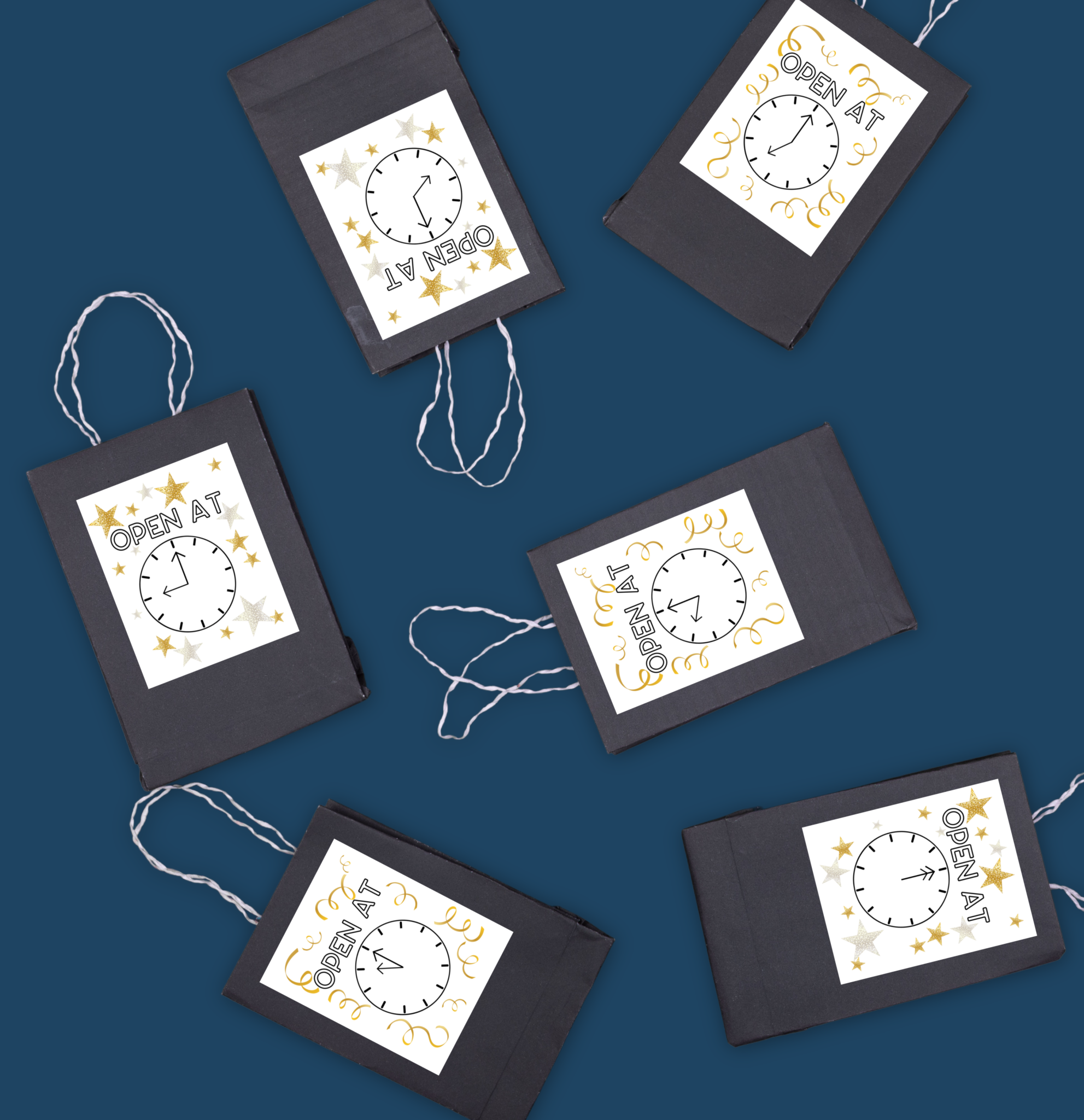 PRINTABLE LABELS FOR NYE COUNTDOWN BAGS Crafts Mad in Crafts
