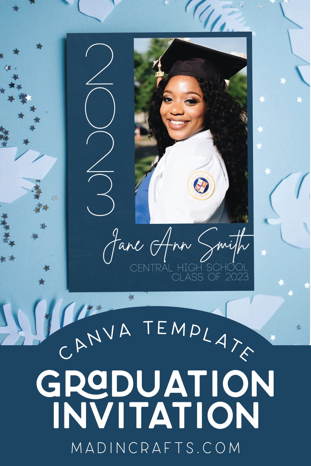 FREE CANVA GRADUATION INVITATION TEMPLATE Printables Mad in Crafts