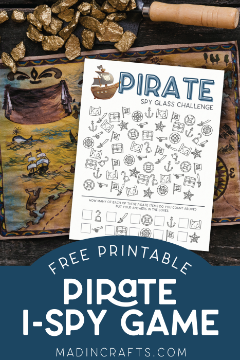 FREE PIRATE I-SPY PRINTABLE Printables Mad in Crafts