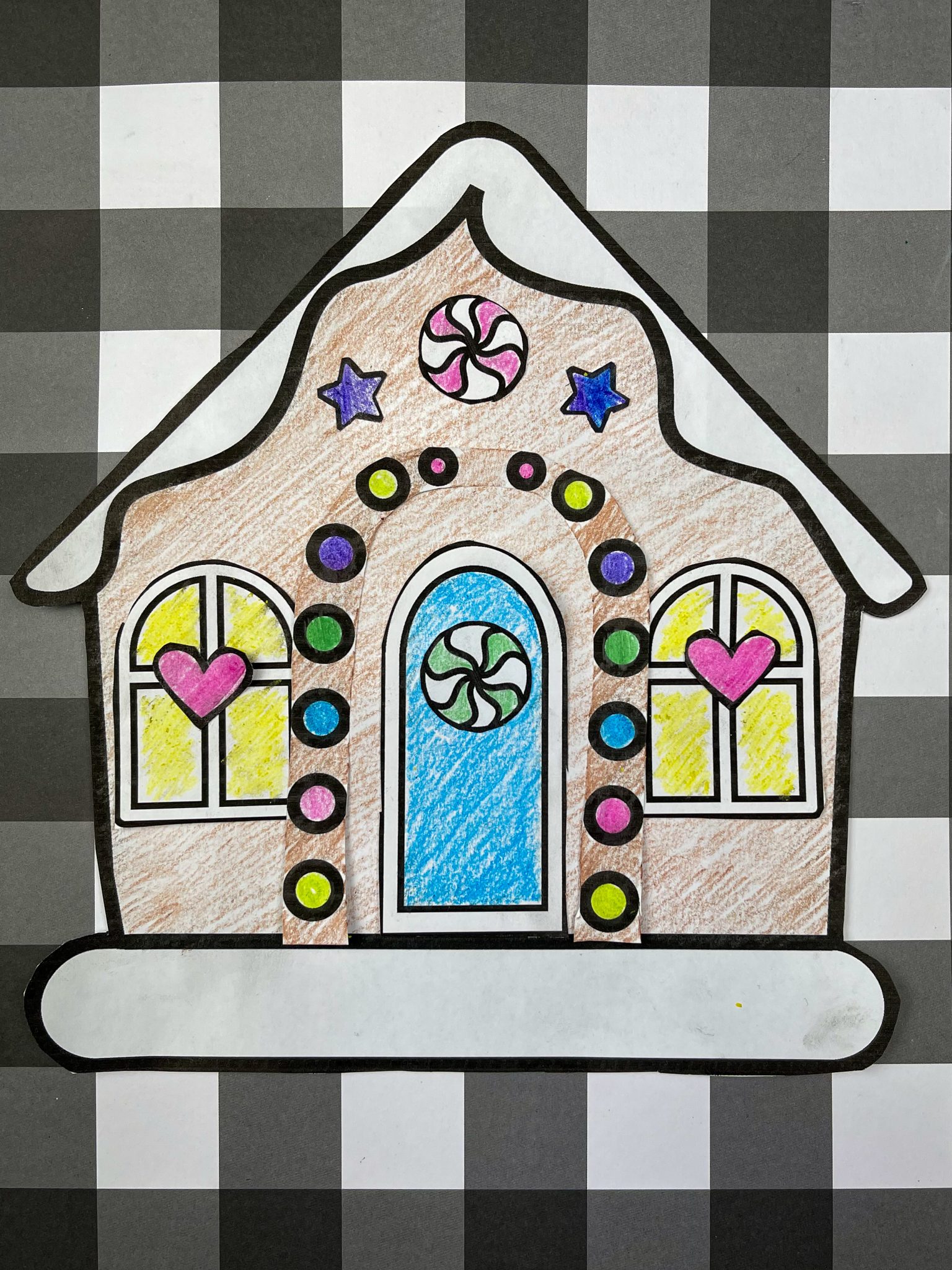 BUILD YOUR OWN GINGERBREAD HOUSE PRINTABLE Crafts Mad in Crafts